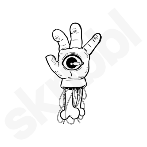 'Hand Eye' Illustration | Eyes Watching You