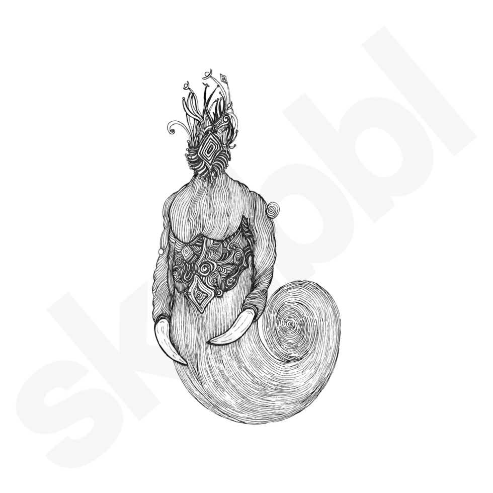 'Legless Creature' Illustration | Extraterrestrial Beings