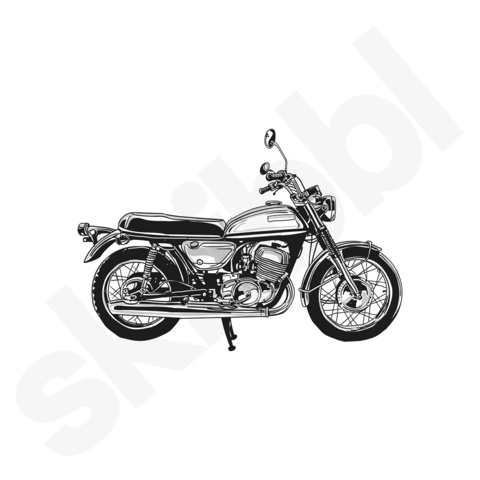  Classic Motorcycle Illustration Classic Motorcycles