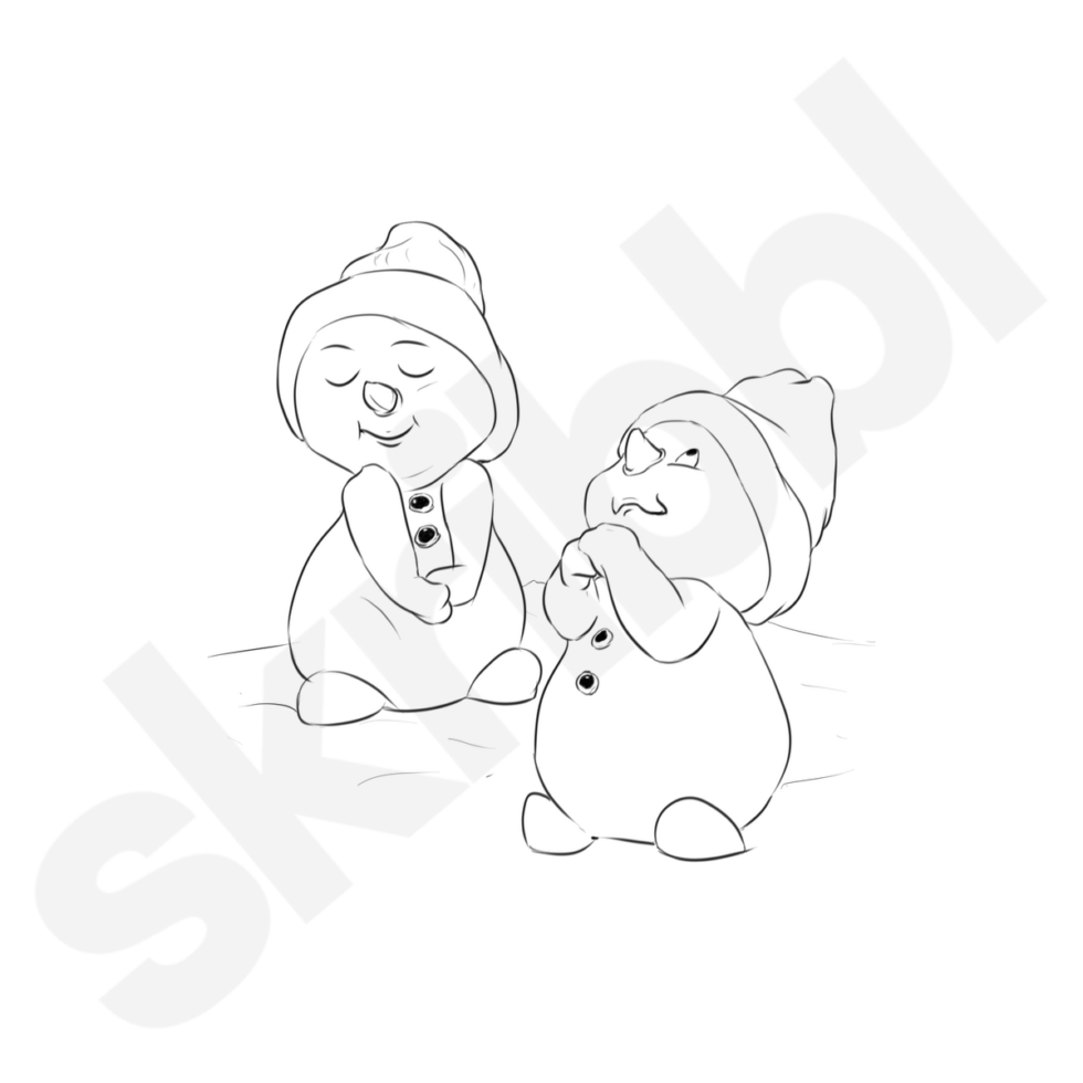 'Snowbabies' Illustration | Christmas Holidays