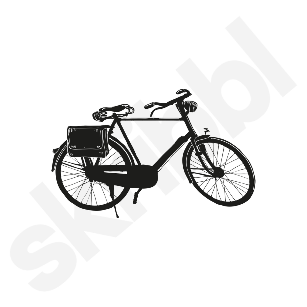 'Classic Bike' Illustration | Historic Transportation