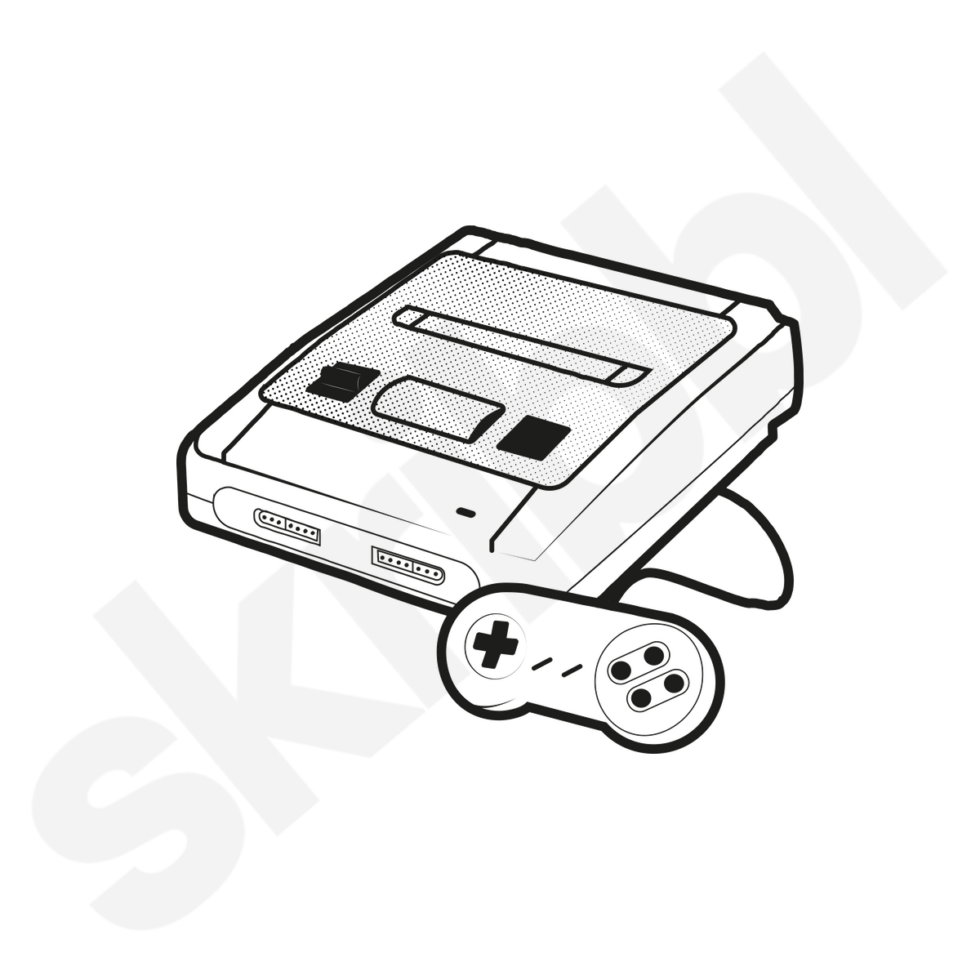 'Super Nintendo' Illustration | Download Now!