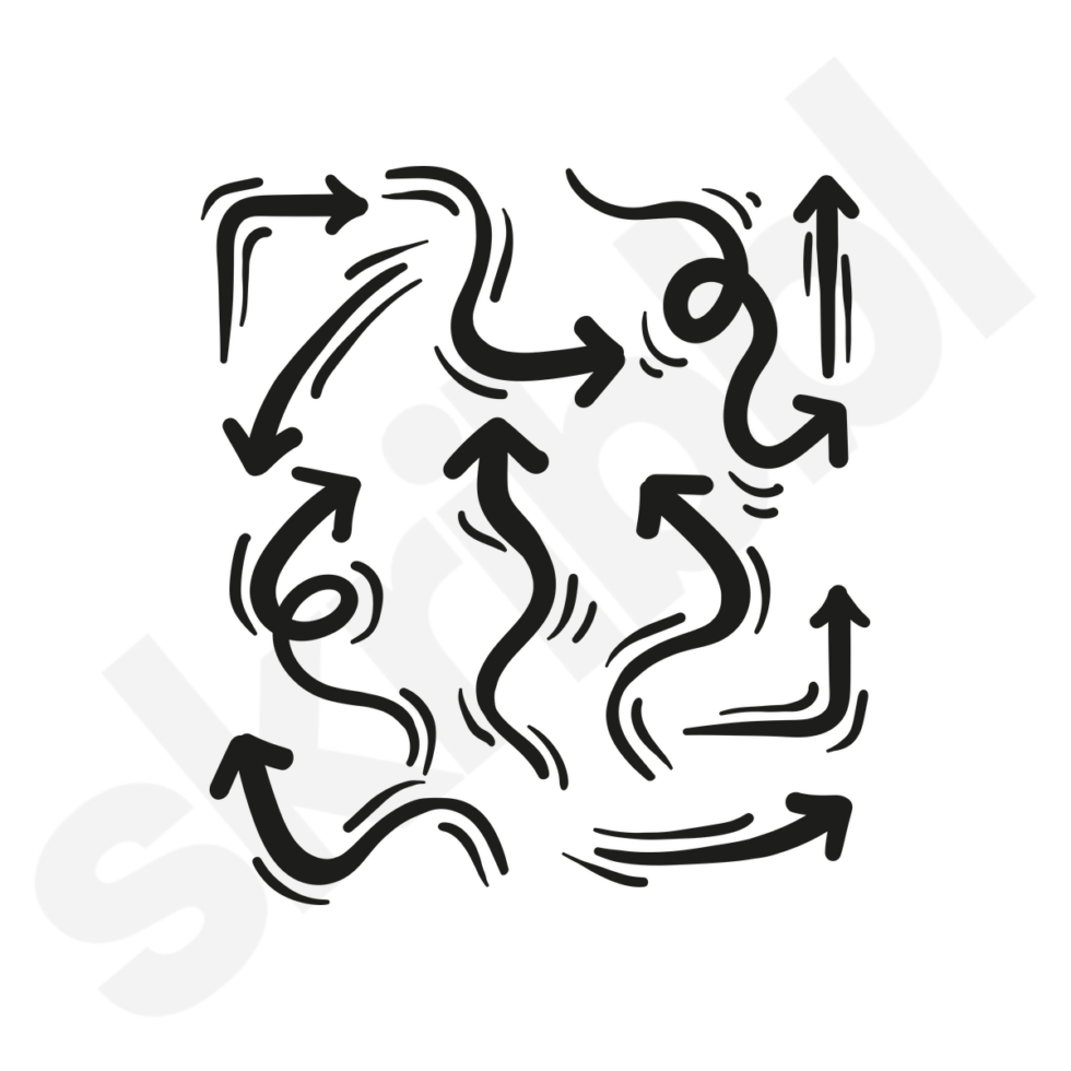 Moving Arrows Illustration Arrows Patterns Signs