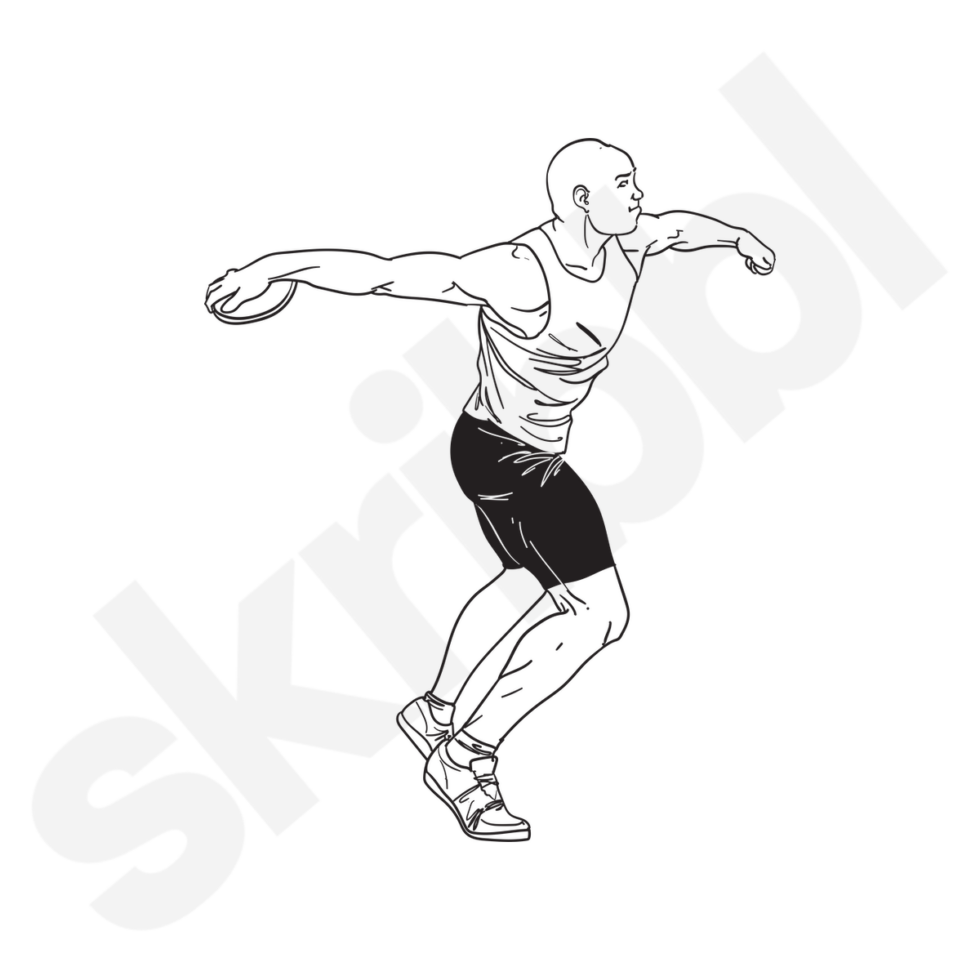 'Discus' Illustration | Athletics